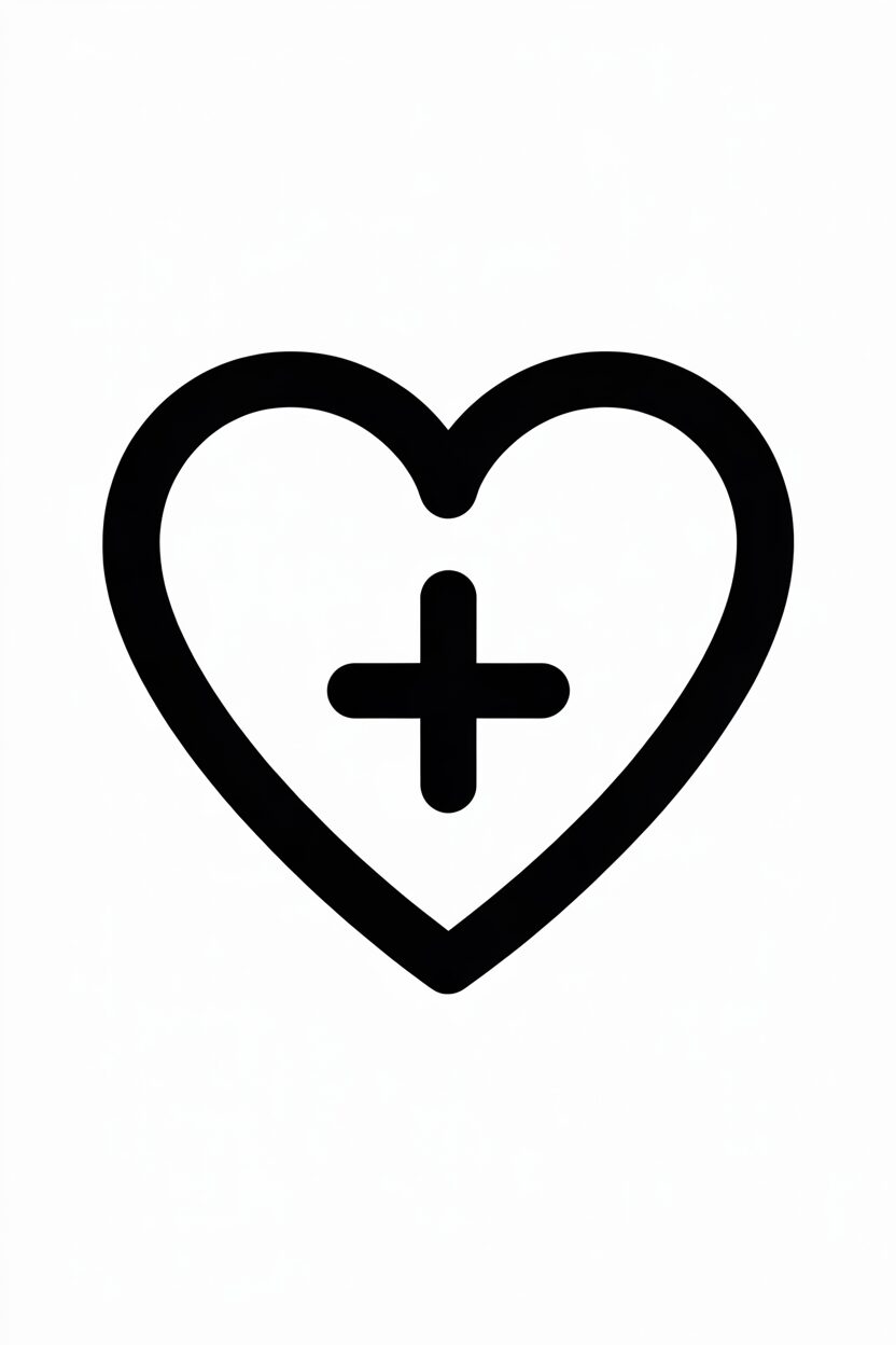 28 Heart Clipart Black and White Free Prints
