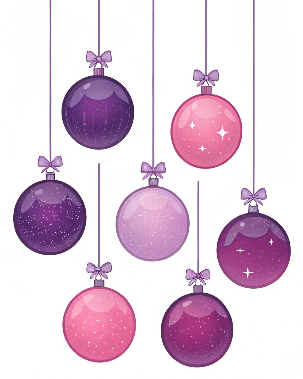 18 Christmas Balls Clipart Free