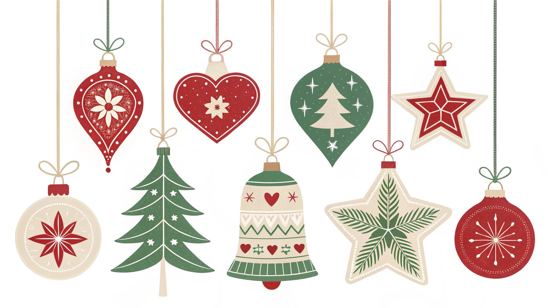 18 Christmas Balls Clipart Free