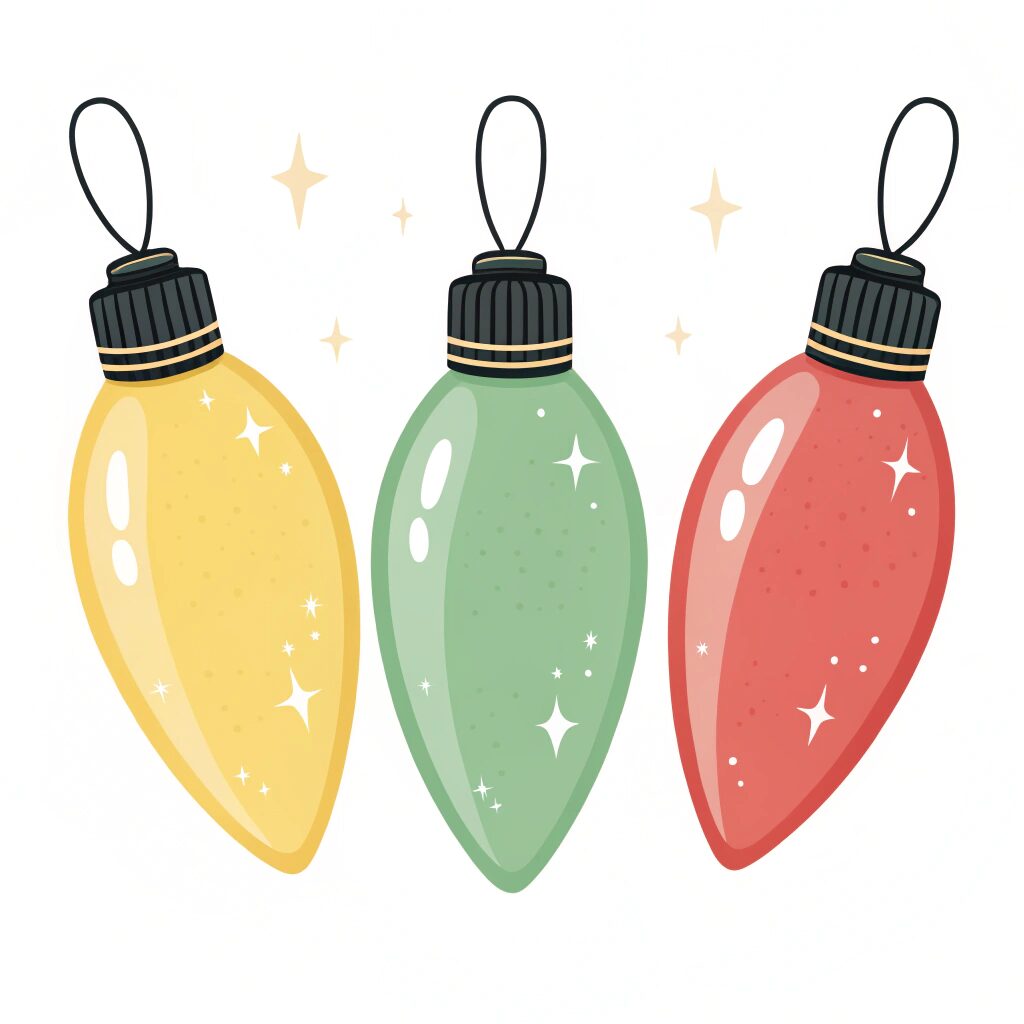 18 Christmas Bulb Clipart Free