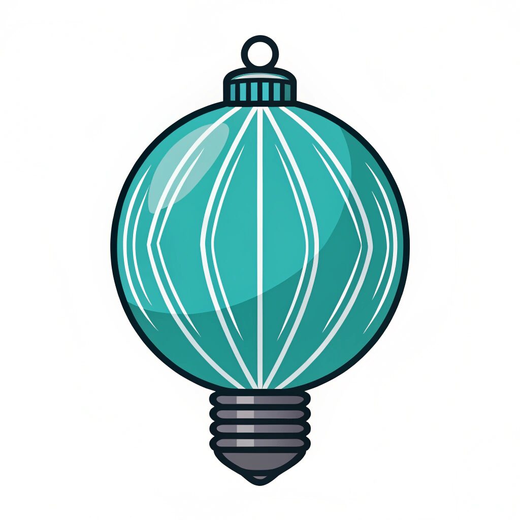 18 Christmas Bulb Clipart Free