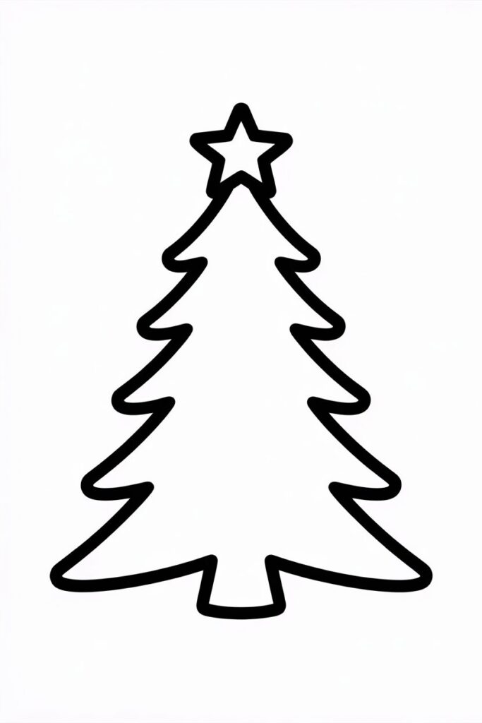 58 Christmas Clipart Black and White Free to Download