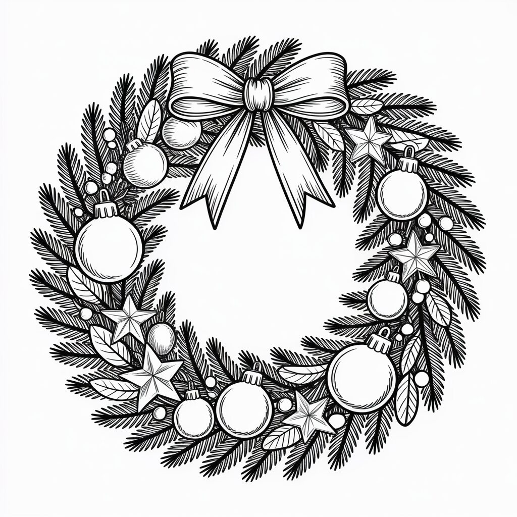 30 Christmas Wreath Clipart Free