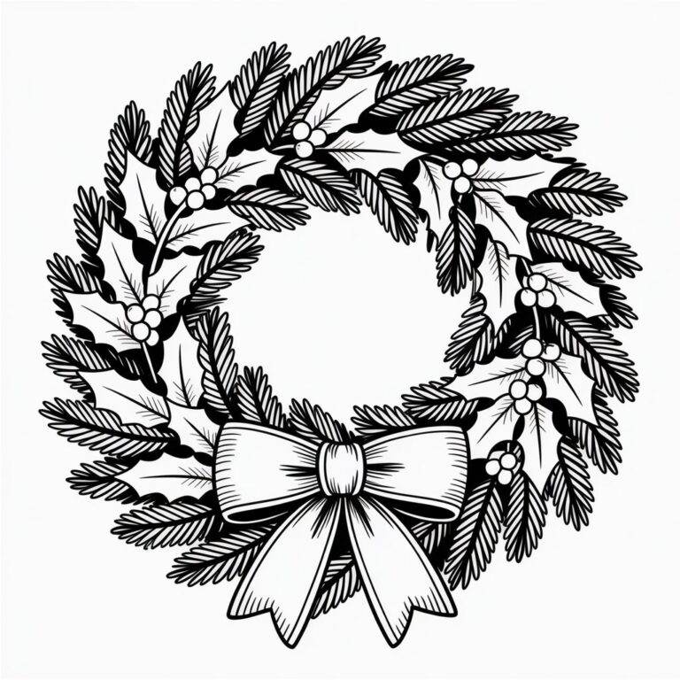 30 Christmas Wreath Clipart Free