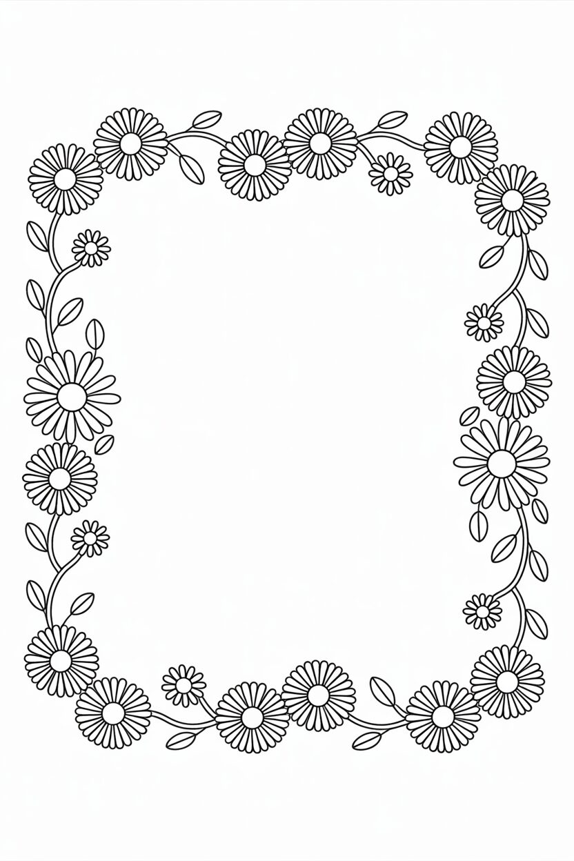89 Flower Clipart Black and White Free