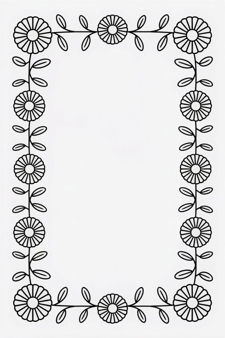89 Flower Clipart Black and White Free