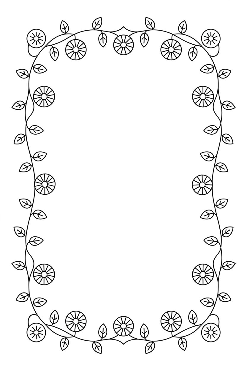 89 Flower Clipart Black and White Free