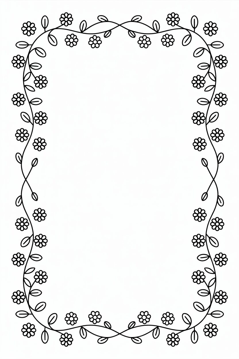 89 Flower Clipart Black and White Free