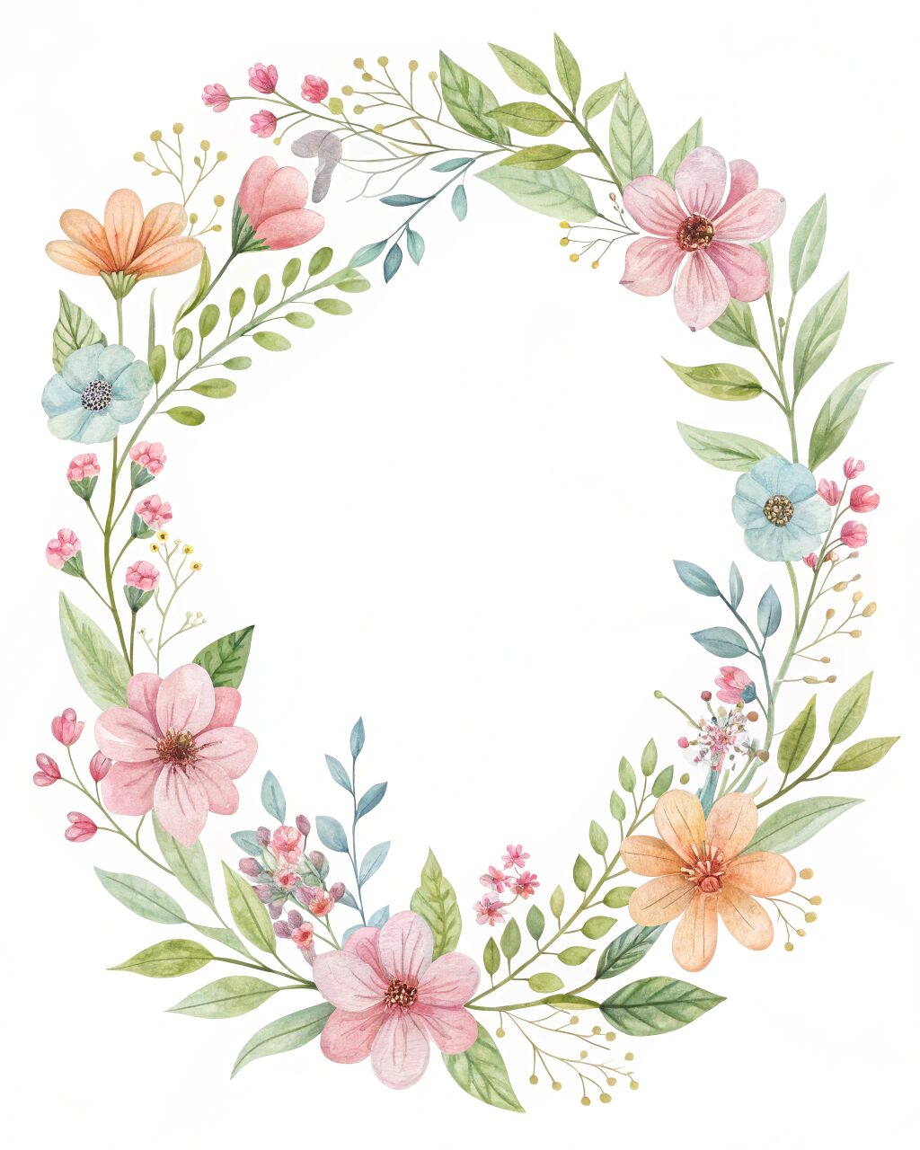 49 Flower Border Clipart Free to Prints