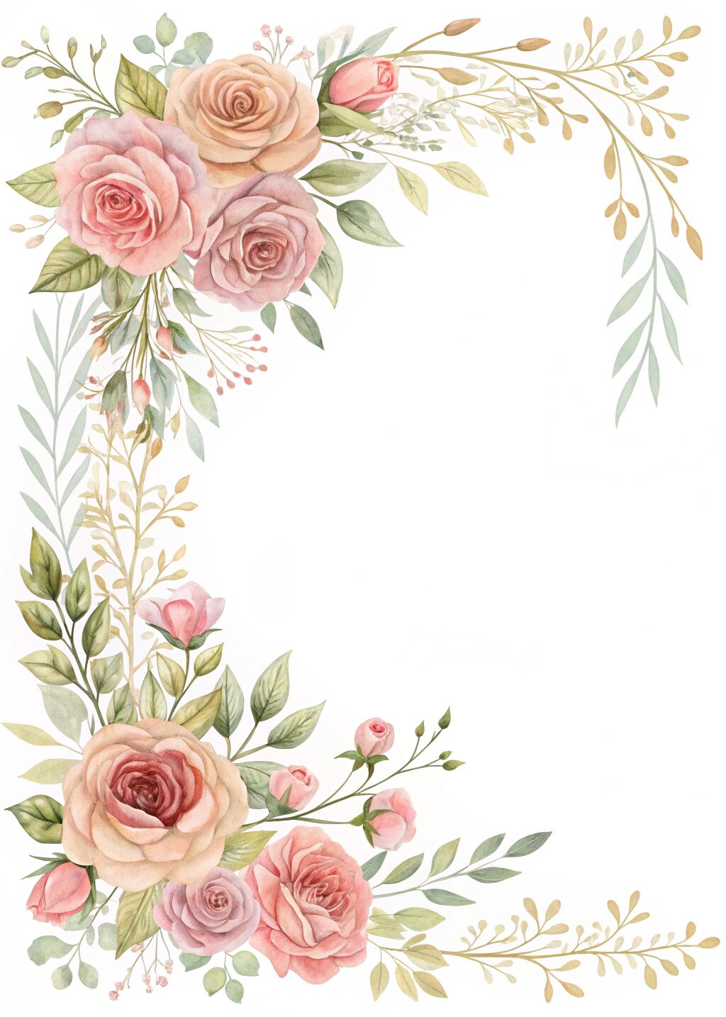 49 Flower Border Clipart Free to Prints