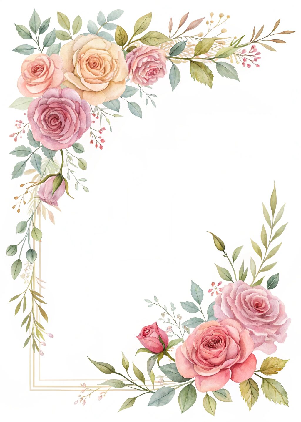 49 Flower Border Clipart Free to Prints