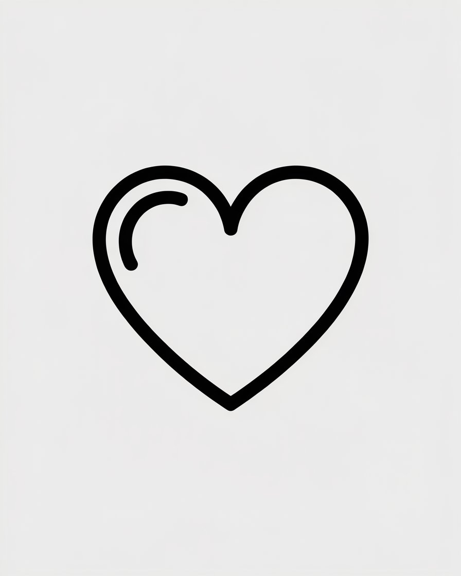 21 Heart Outline Clipart to Download Free
