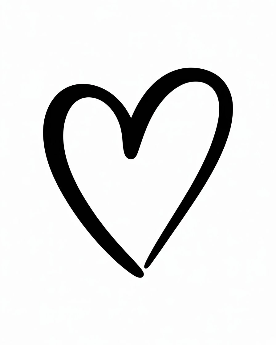 21 Heart Outline Clipart to Download Free