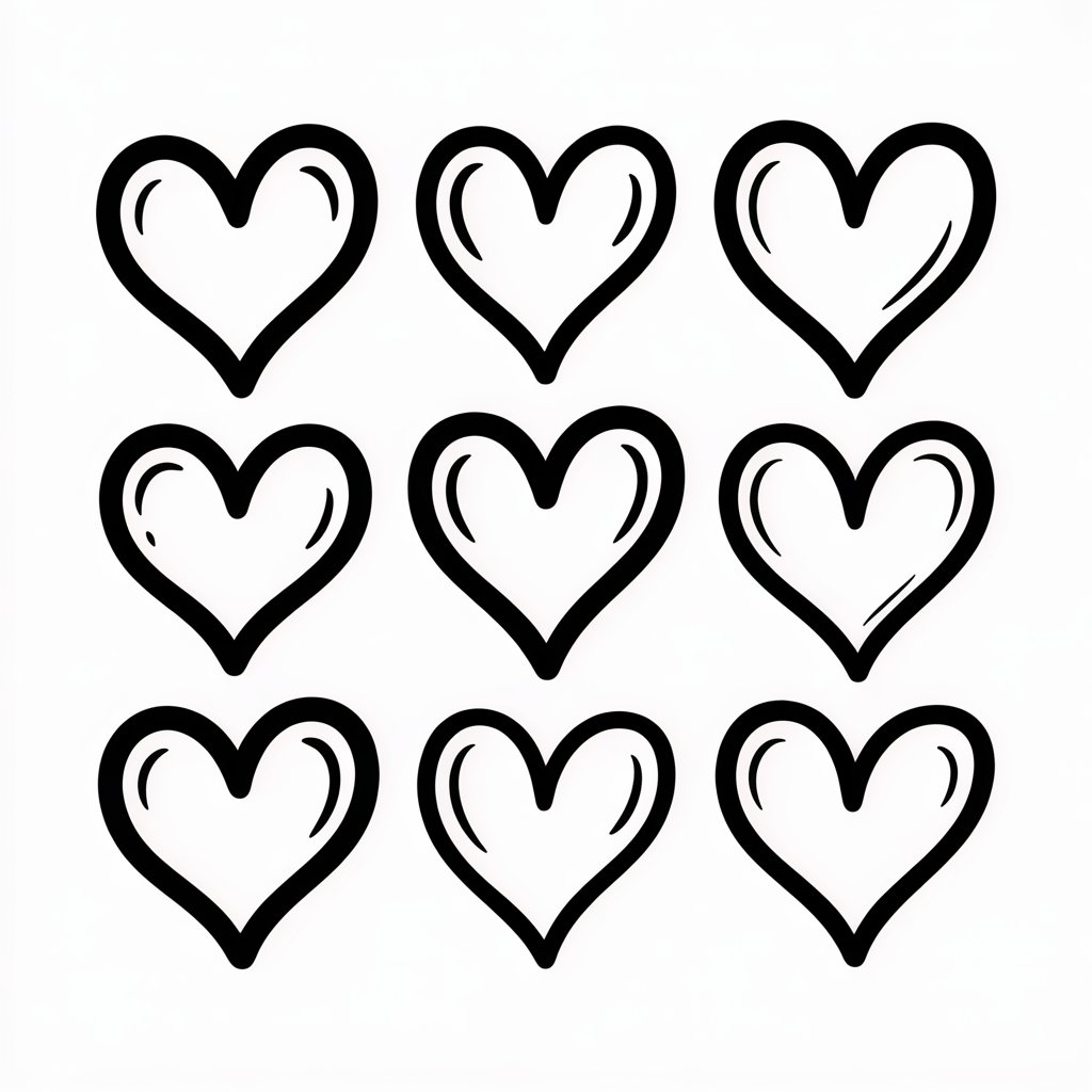 21 Heart Outline Clipart to Download Free