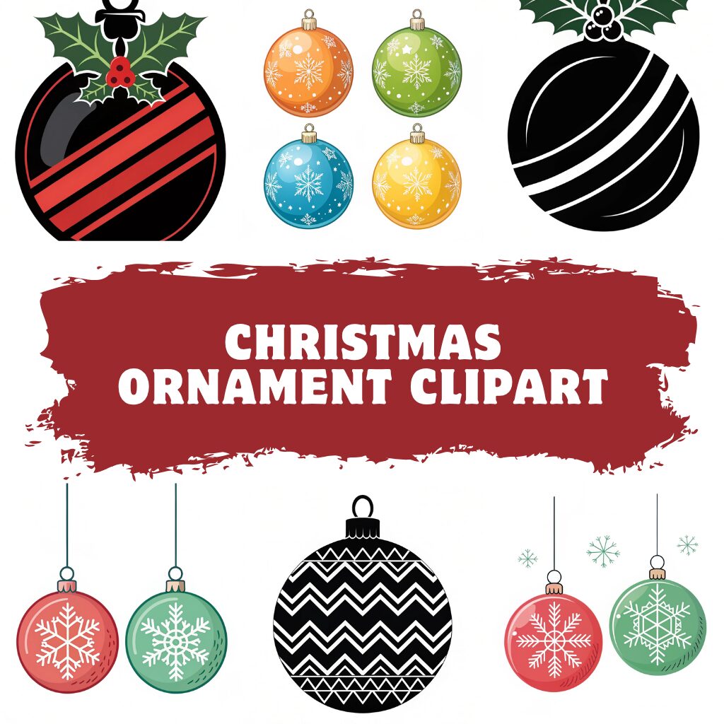 29 Christmas Ornament Clipart to Download