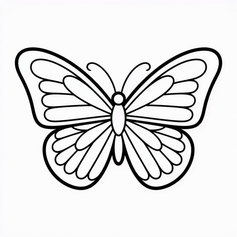 15 Butterfly Clipart Black and White Free