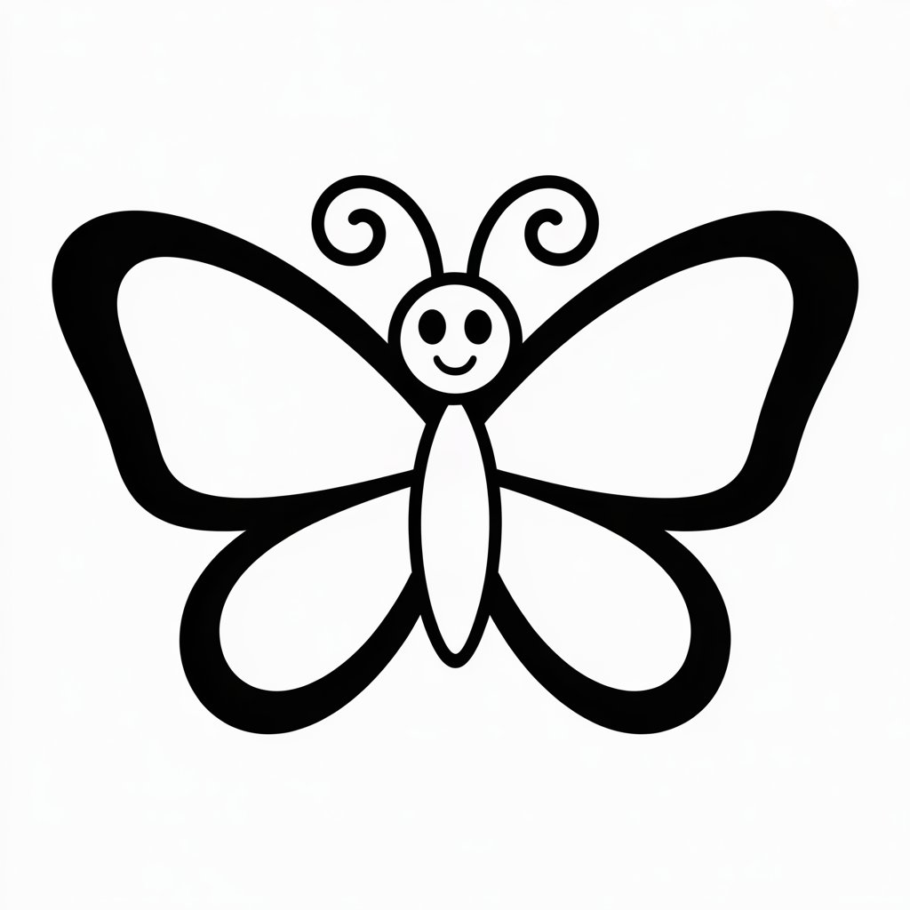 15 Butterfly Clipart Black and White Free