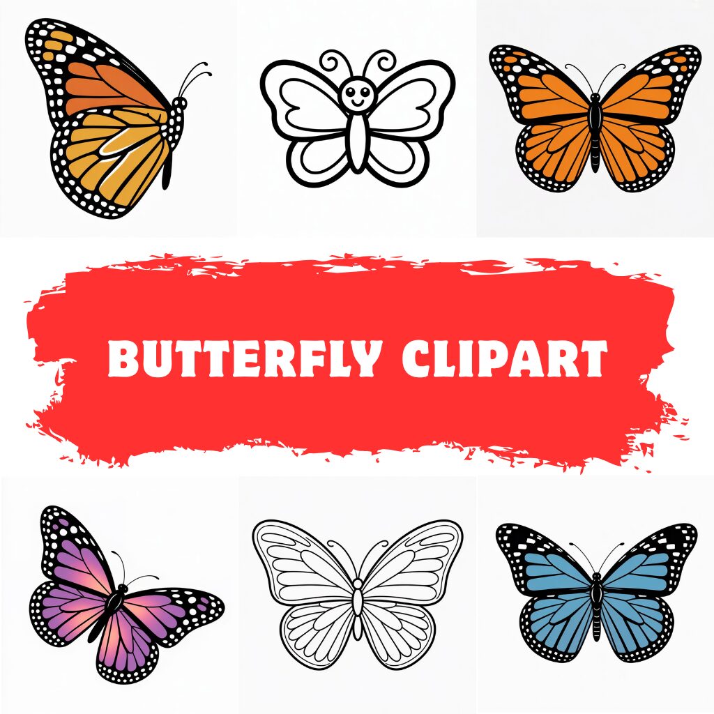 33 Butterfly Clipart Free to Download