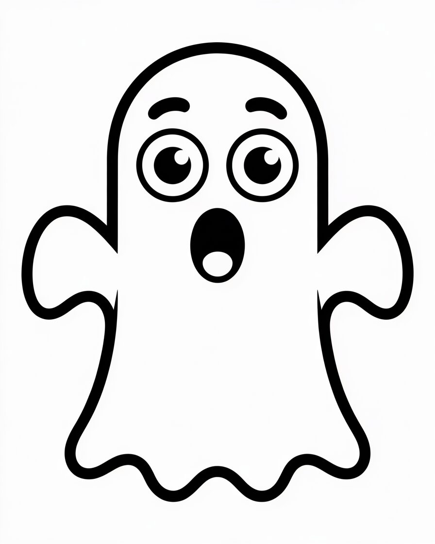 45 Halloween Clipart Black and White Free to Download