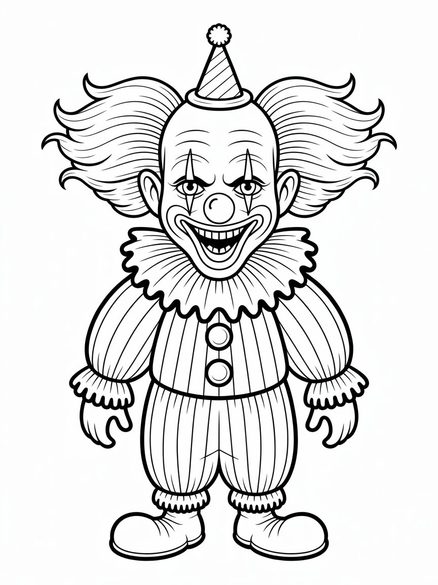 45 Halloween Clipart Black and White Free to Download