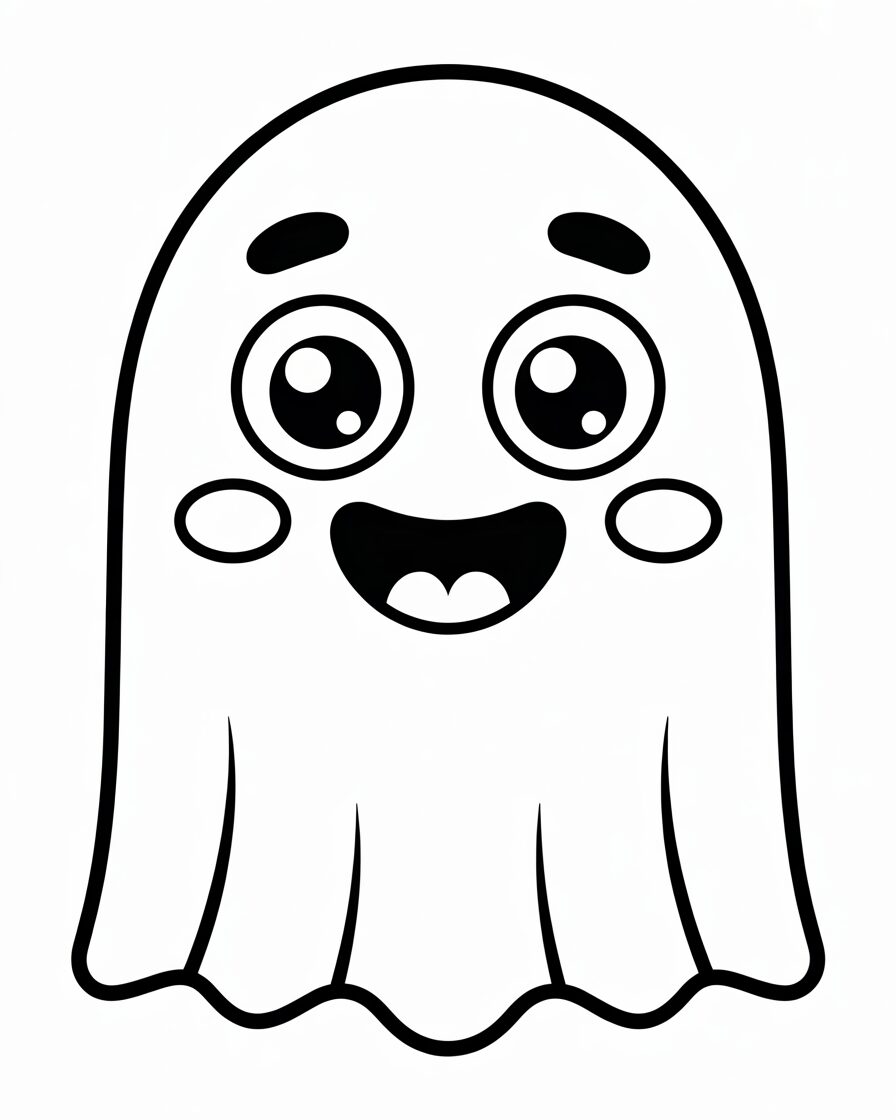 45 Halloween Clipart Black and White Free to Download