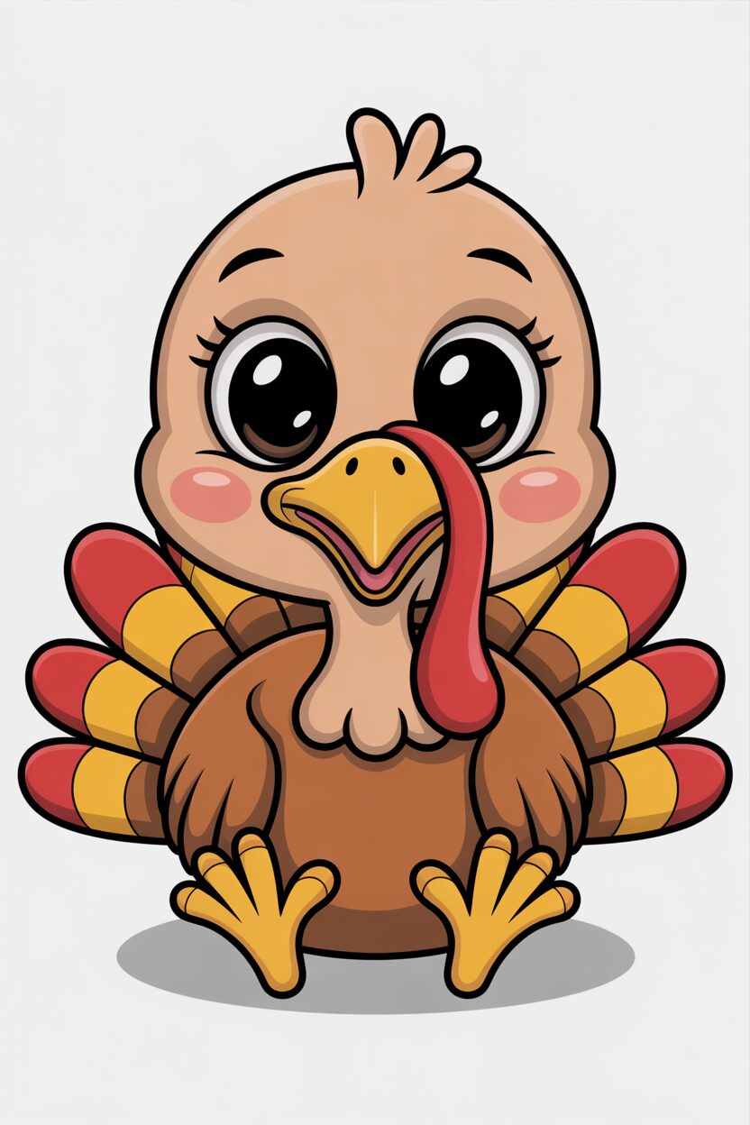 30 Cute Turkey Clipart Free to Download