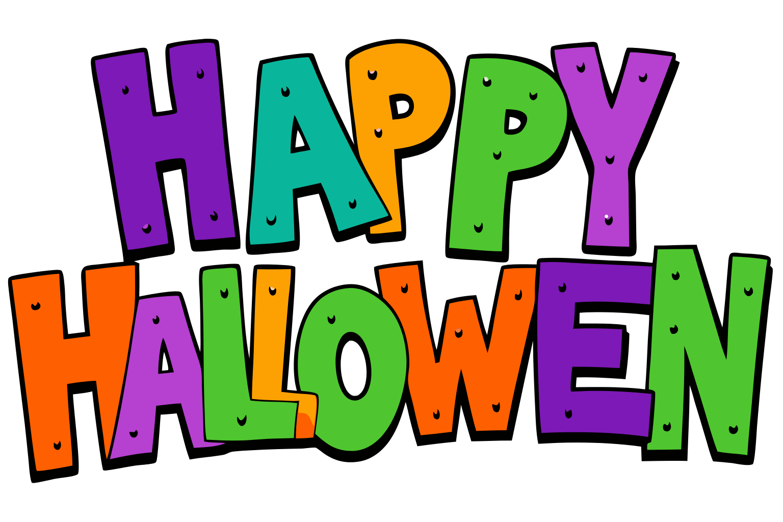 60 Happy Halloween Clipart Free