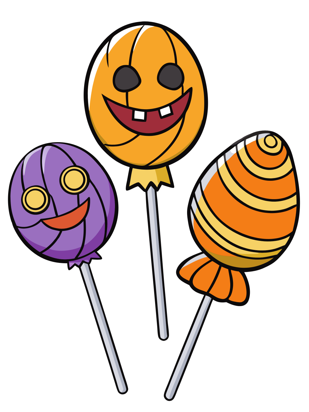 18 Halloween Candy Clipart to Download