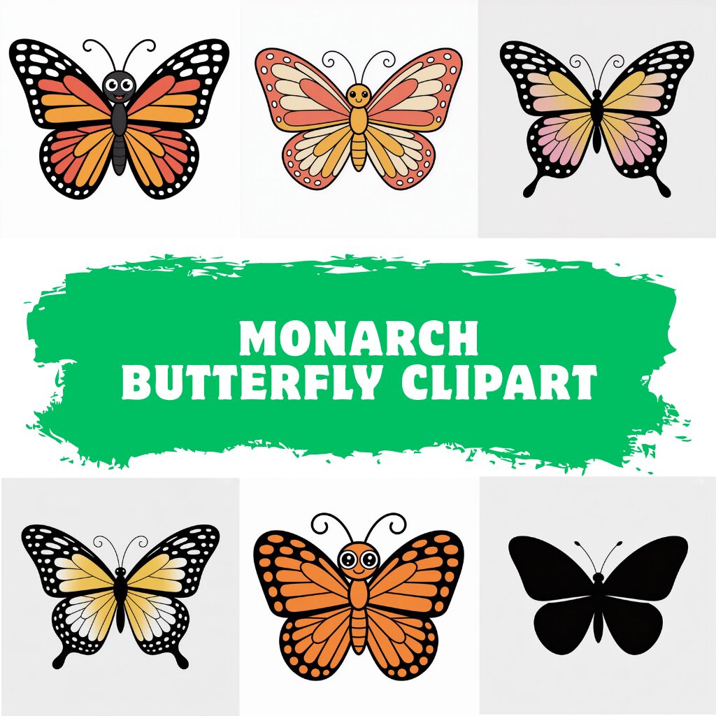 17 Monarch Butterfly Clipart Free