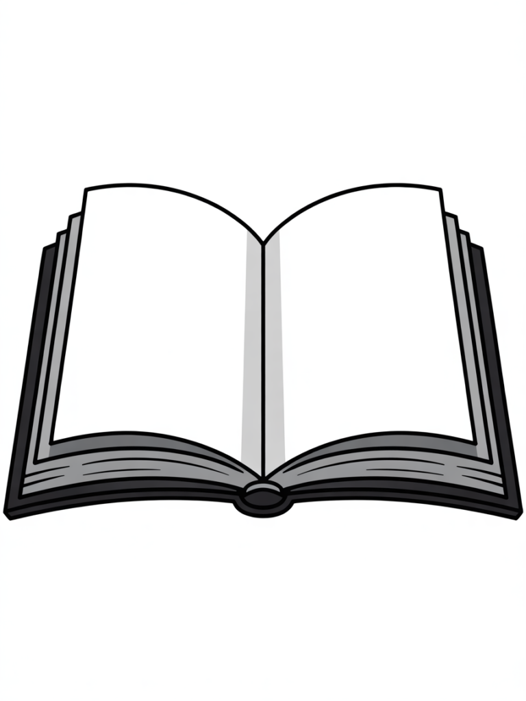 46 Book Clipart Black and White Free