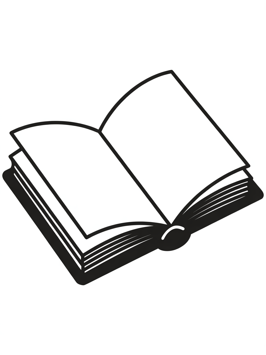 46 Book Clipart Black and White Free