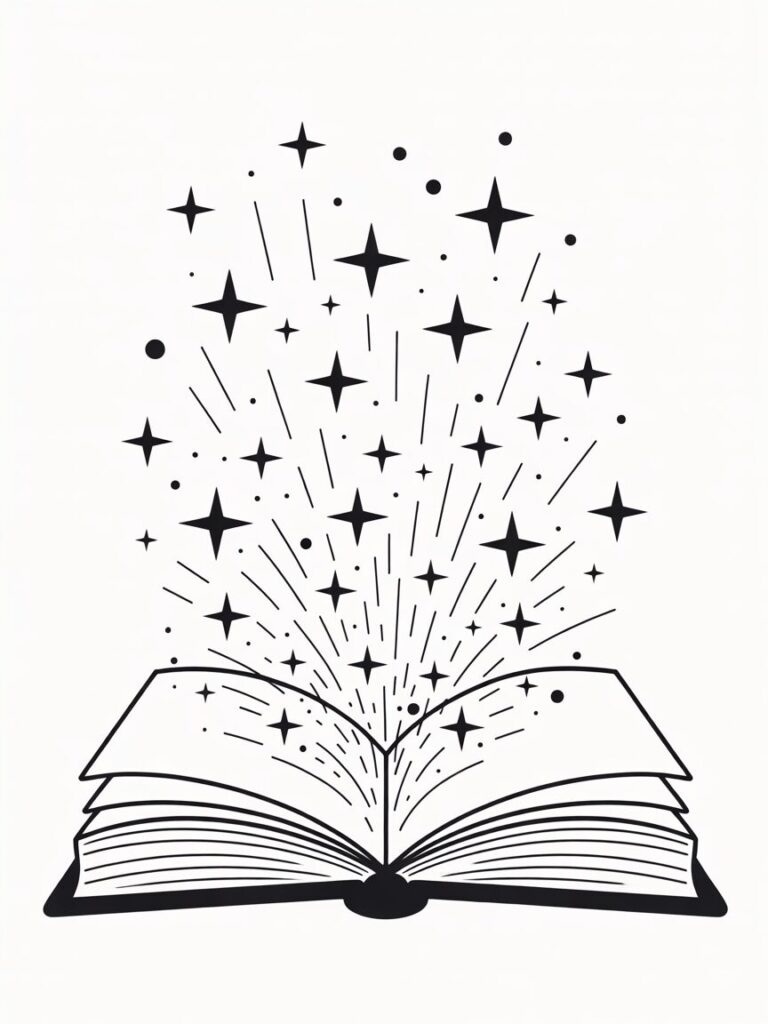 46 Book Clipart Black and White Free