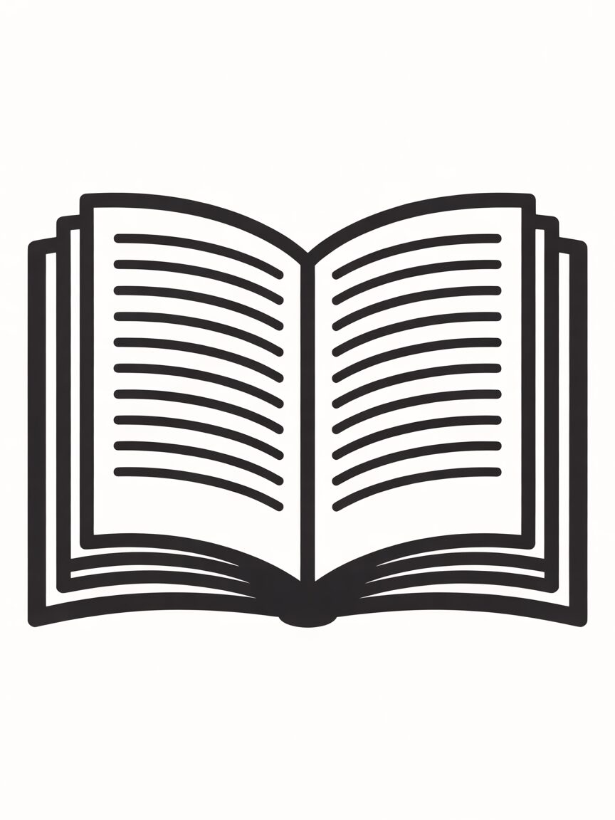 46 Book Clipart Black and White Free