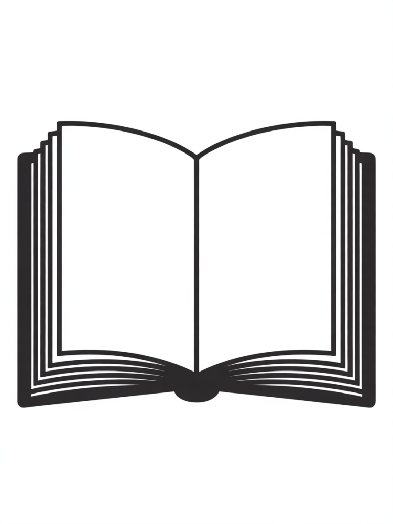 46 Book Clipart Black and White Free