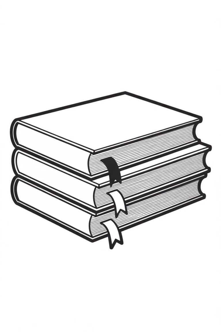 46 Book Clipart Black and White Free
