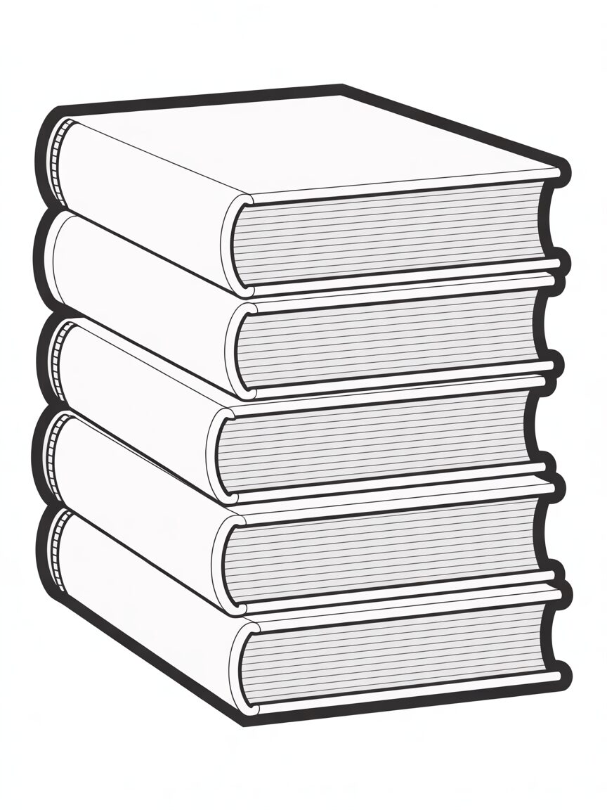 17 Stack of Books Clipart Free