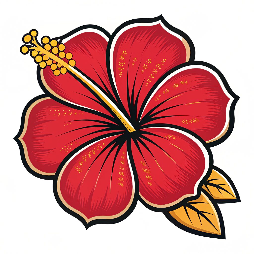 14 Hawaiian Flower Clipart Free