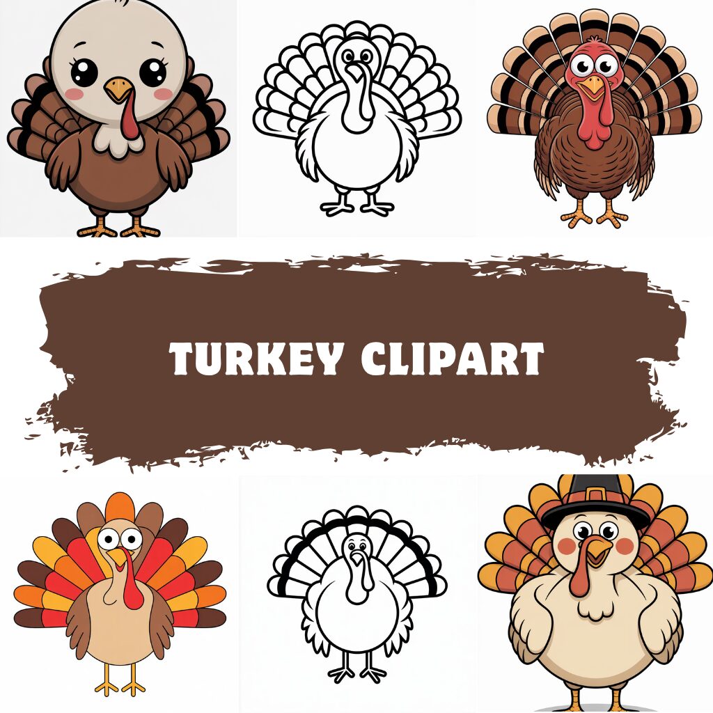 45 Turkey Clipart Free to Download